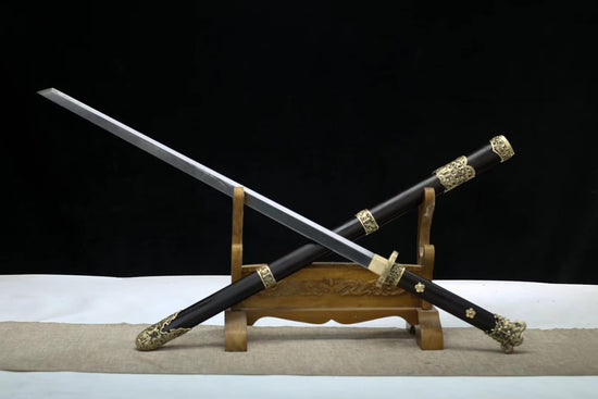 LOONGSWORD Chinese Tang Dao Sword-Hand-Forged Damascus blade – Chinese ...