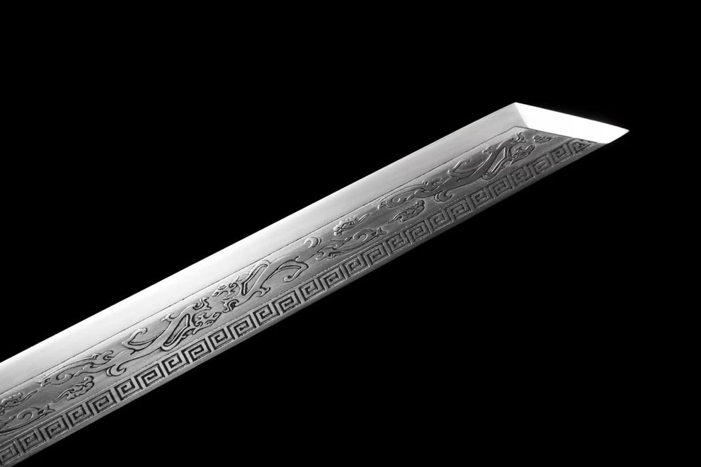 Black Gold Ancient Sabre Swords Real Forged high Carbon Steel ...