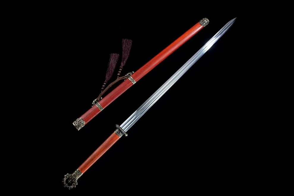 Chinese Swords Real,Tang jian,Battle Ready,Forged High Manganese Stee ...