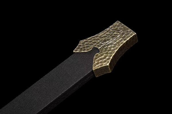 Black Gold Ancient Sabre Swords Real Forged high Carbon Steel ...