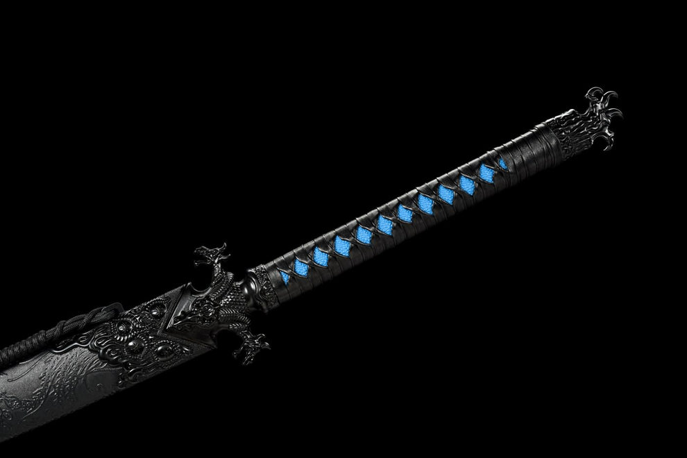 Dragon dao,Machetes Sword Real,Hand Forged Damascus Steel Blade,Alloy ...