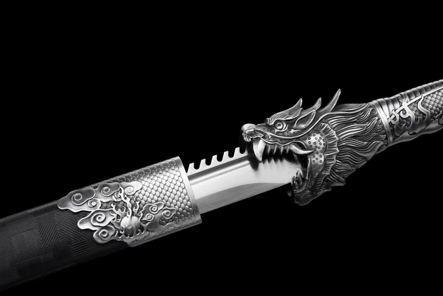 LONGSWORD Handcrafted Dragon Tang dao Swords with Forged blade ...
