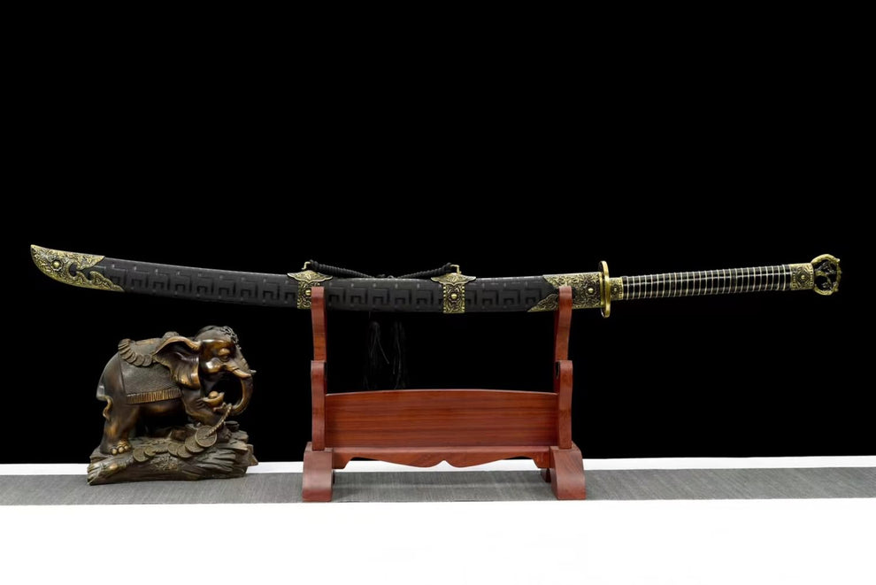 LONGSWORD Handmade Yan ling dao Broadsword with Forged Blades – Chinese ...