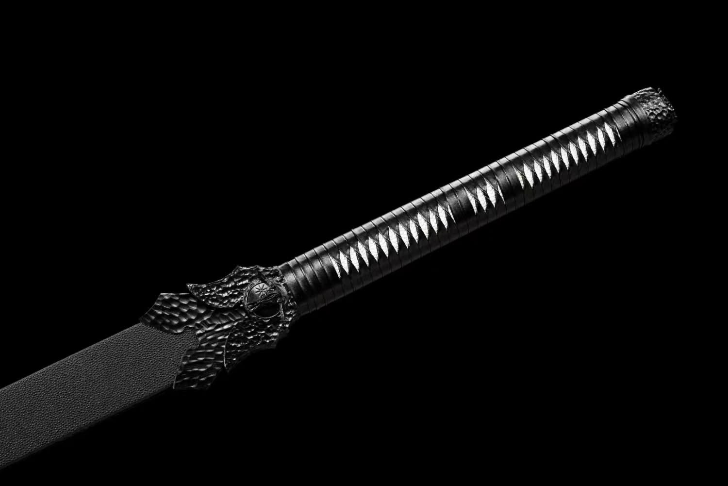 Black Gold Ancient Sabre Swords Real,Forged Etch Blade,Black Fittings ...