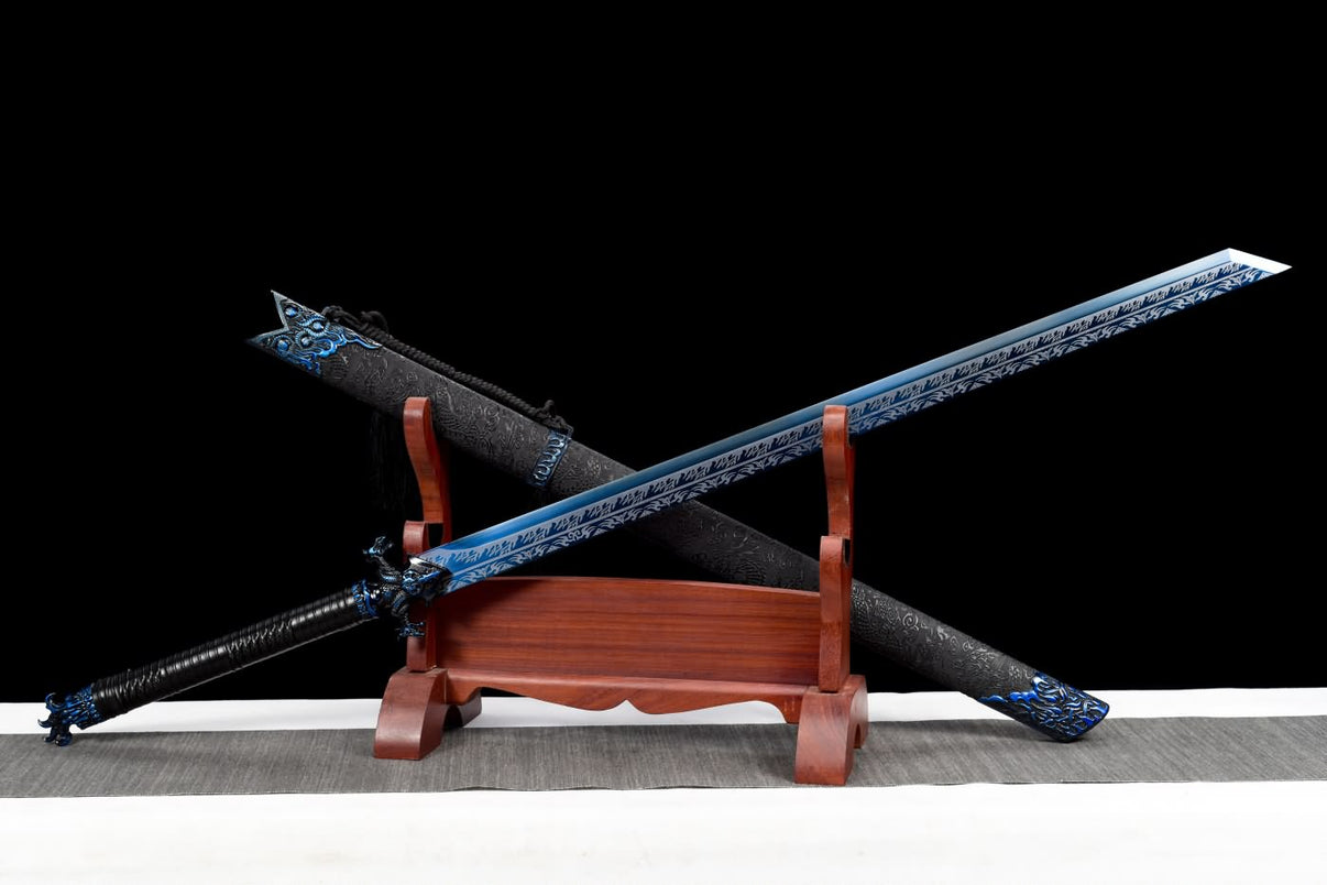 Dragon Tang dao Swords Real,Broadsword,Hand Forged Blades,Loongsword ...