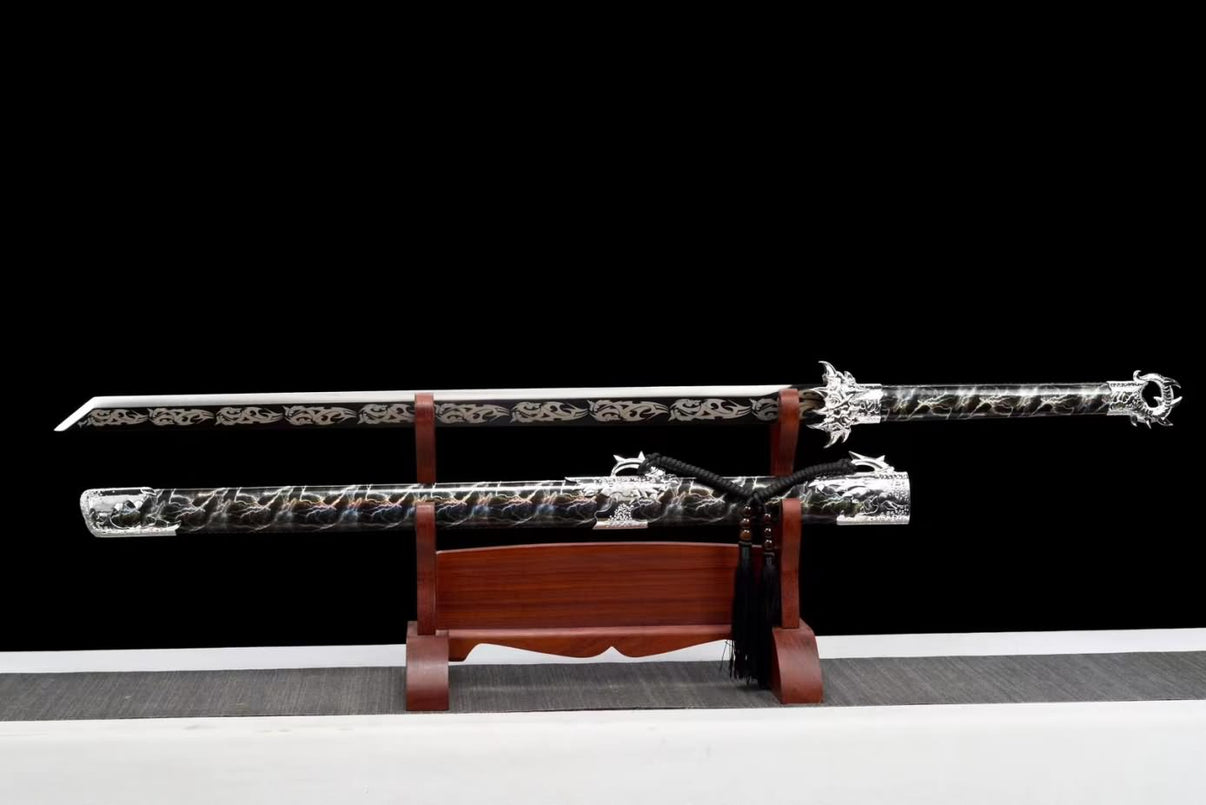 Full Tang Tang dao Swords High Carbon Steel Blade,Alloy Fittings ...