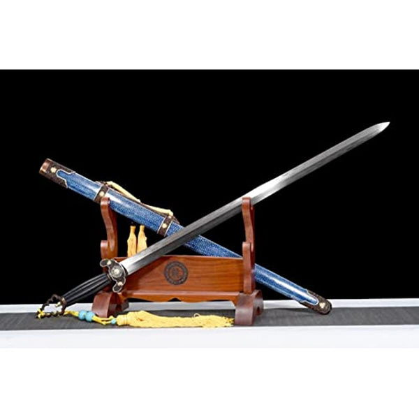 LOONGSWORD,Tai Chi Eight Diagrams Sword(Forged Damascus Steel Blade ...