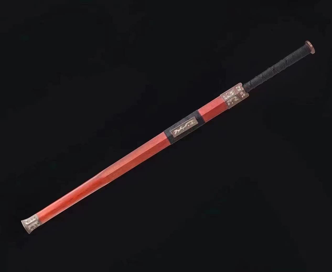 Swords,Forged Damascus Steel Sword,Battle Ready,Heat Tempered – Chinese ...