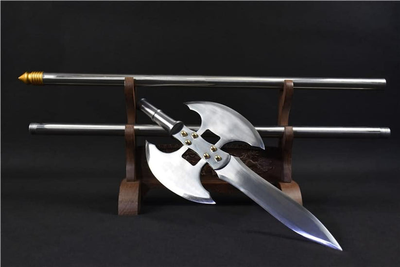 Chinese Sword,Battlefury,Axes,Hatchet(High Carbon Steel Blade,Stainle ...