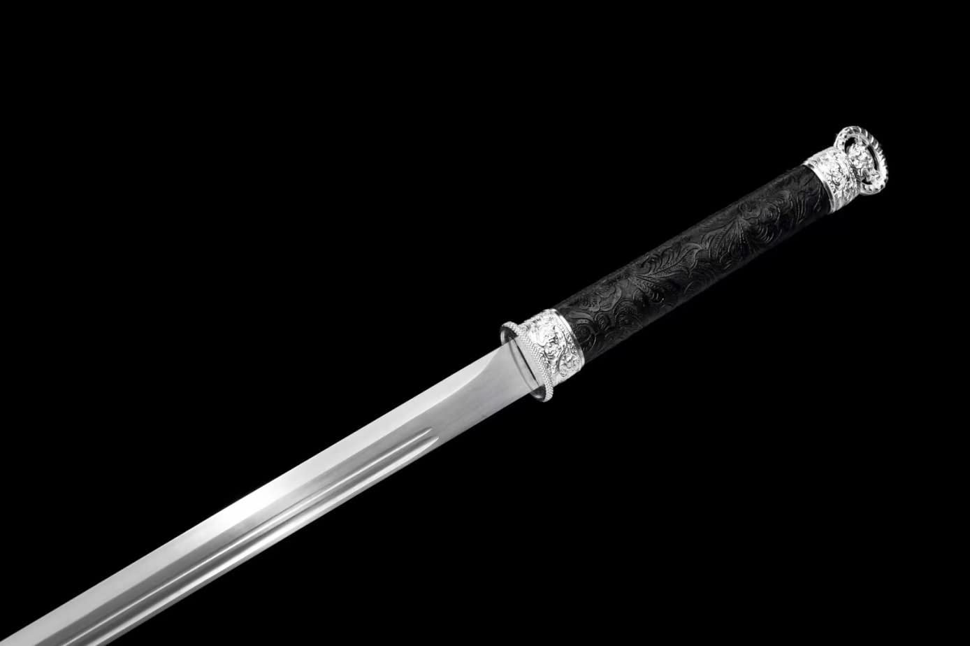 Chinese Sword,Ring-Headed Han dao Real(Forged high Carbon Steel Blade ...