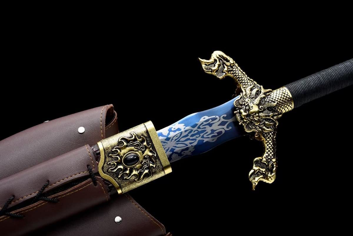 Chinese Sword,Flying Dragon jian,High Carbon Steel balde,Battle Ready ...
