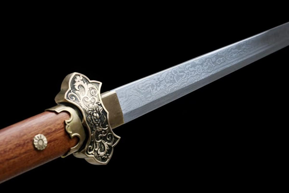 Chinese Sword Customize,Tang dao,,Brass Fittings,Full Tang,Battle Ready ...