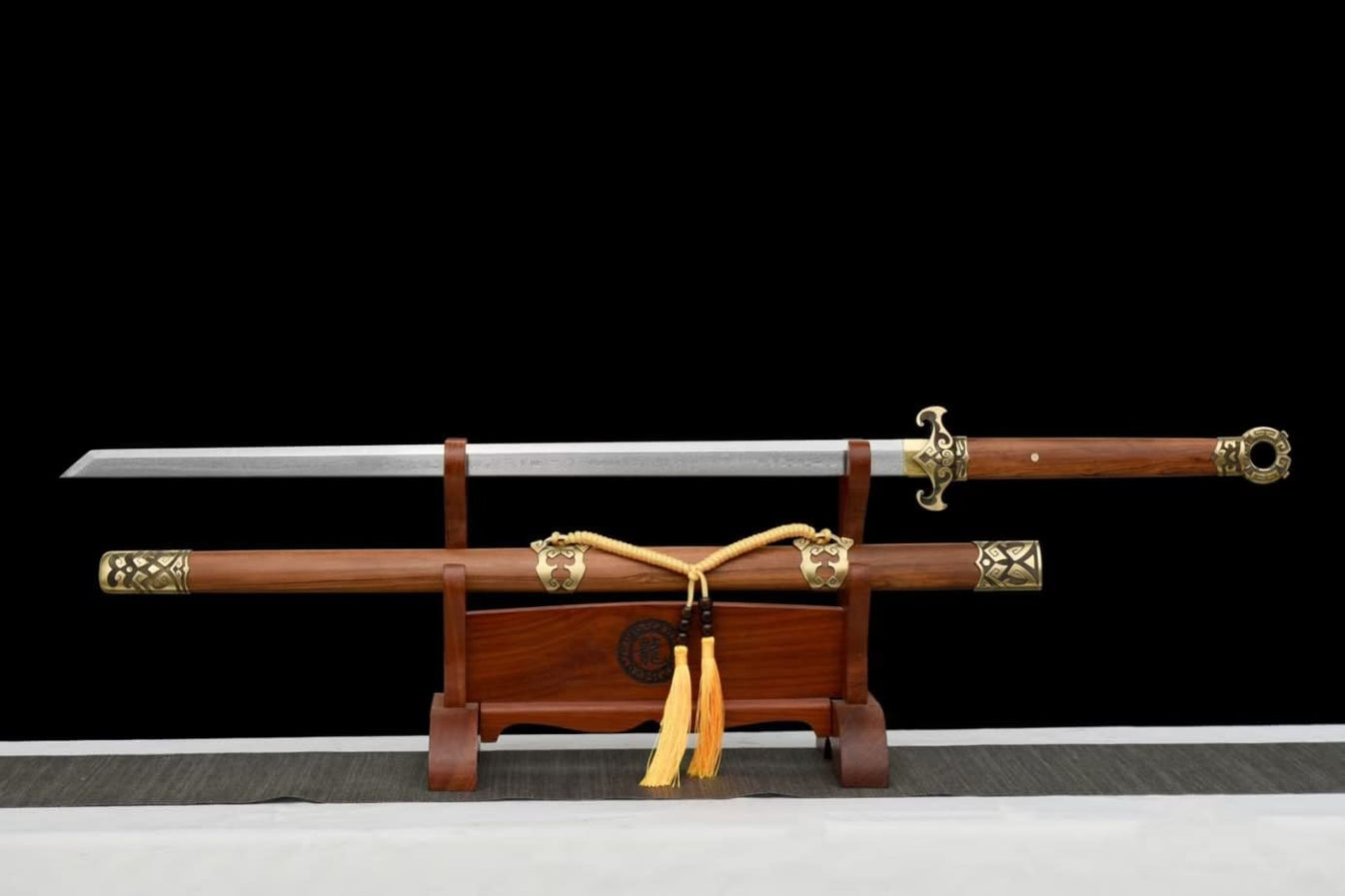 Chinese Sword,Tang dao,Battle Ready(Forged Damascus Steel Blades ...