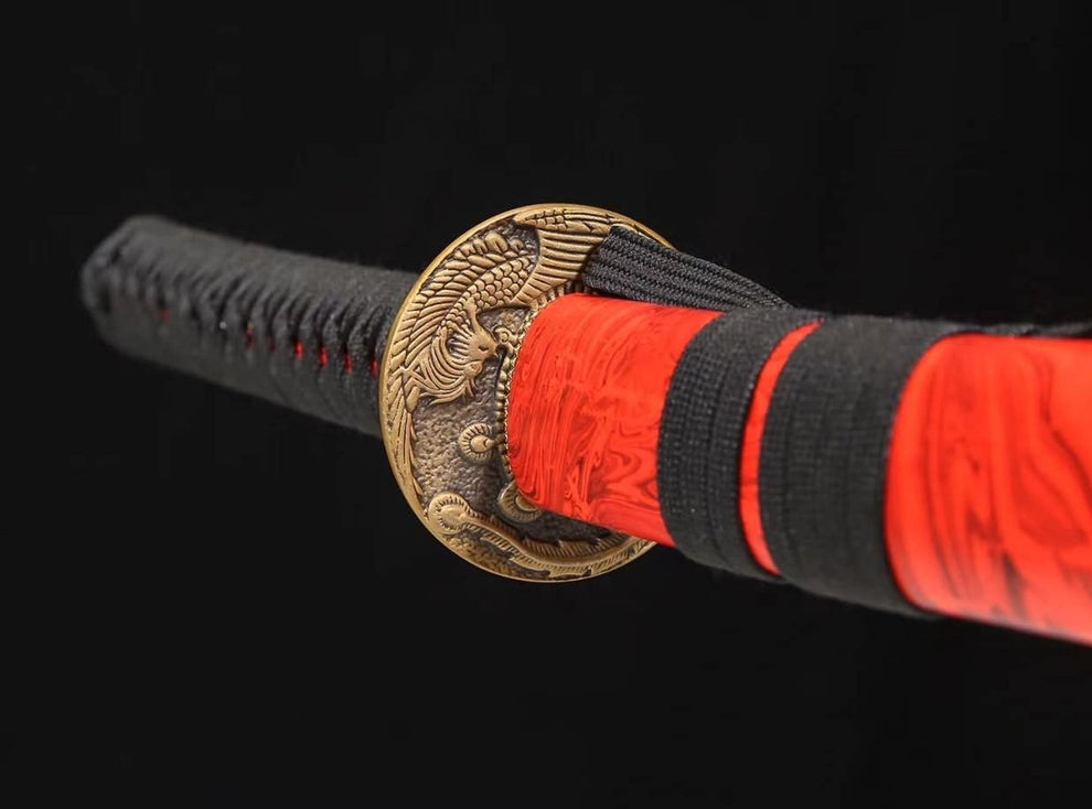 Samurai Sword Real Katana Battle Ready,Hand Forged Damascus Blade ...