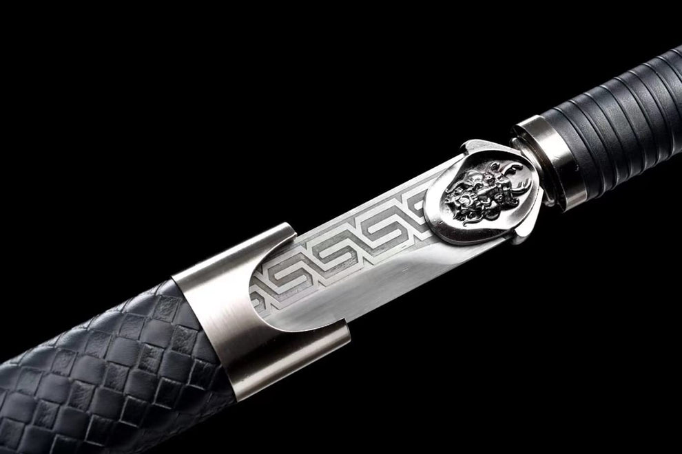 Tang Knife( Forged High Carbon Steel Blade,Alloy Fittings) Battle Ready ...