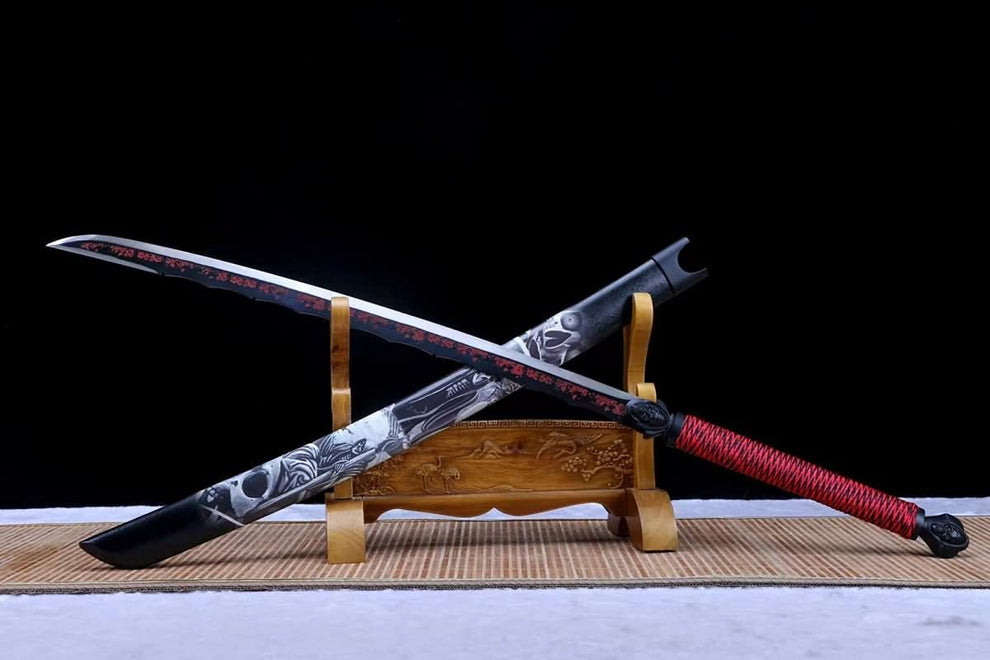 Ghost Dagger(Forged high Carbon Steel) Battle Ready,Chines sword ...