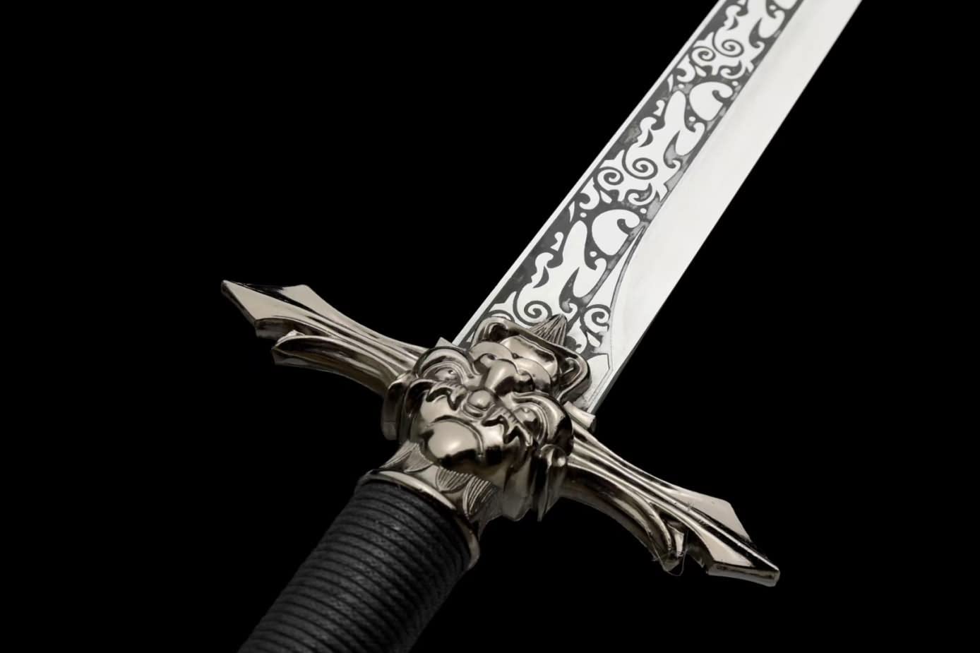 Chinese Sword,Tang Hengdao,swods Real(Forged Etch Blade,Alloy Fitting ...