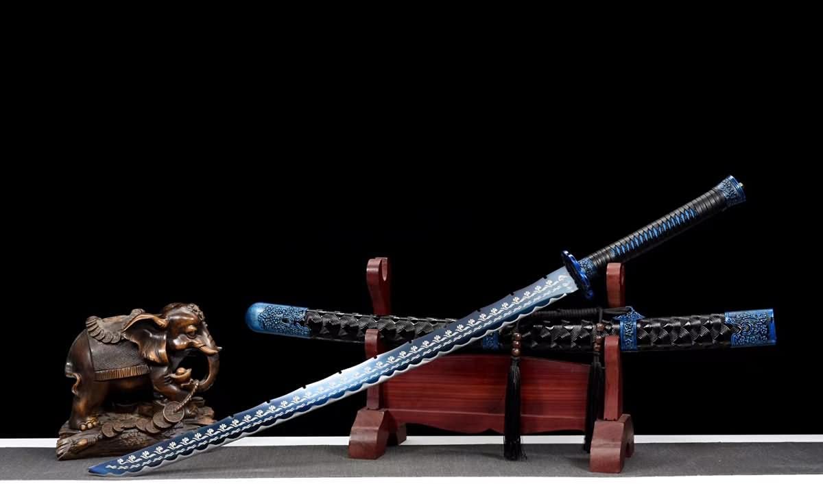 Yanling dao Real igh Carbon Steel Blades Battle Ready,Chinese Sword ...