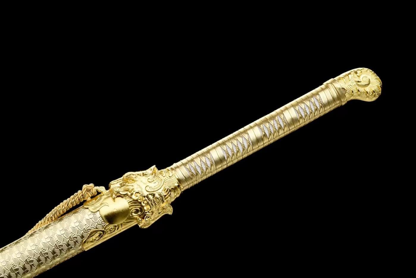 Chinese Sword,Tiger Swords Real(Forged High Carbon Steel Etched Blade ...