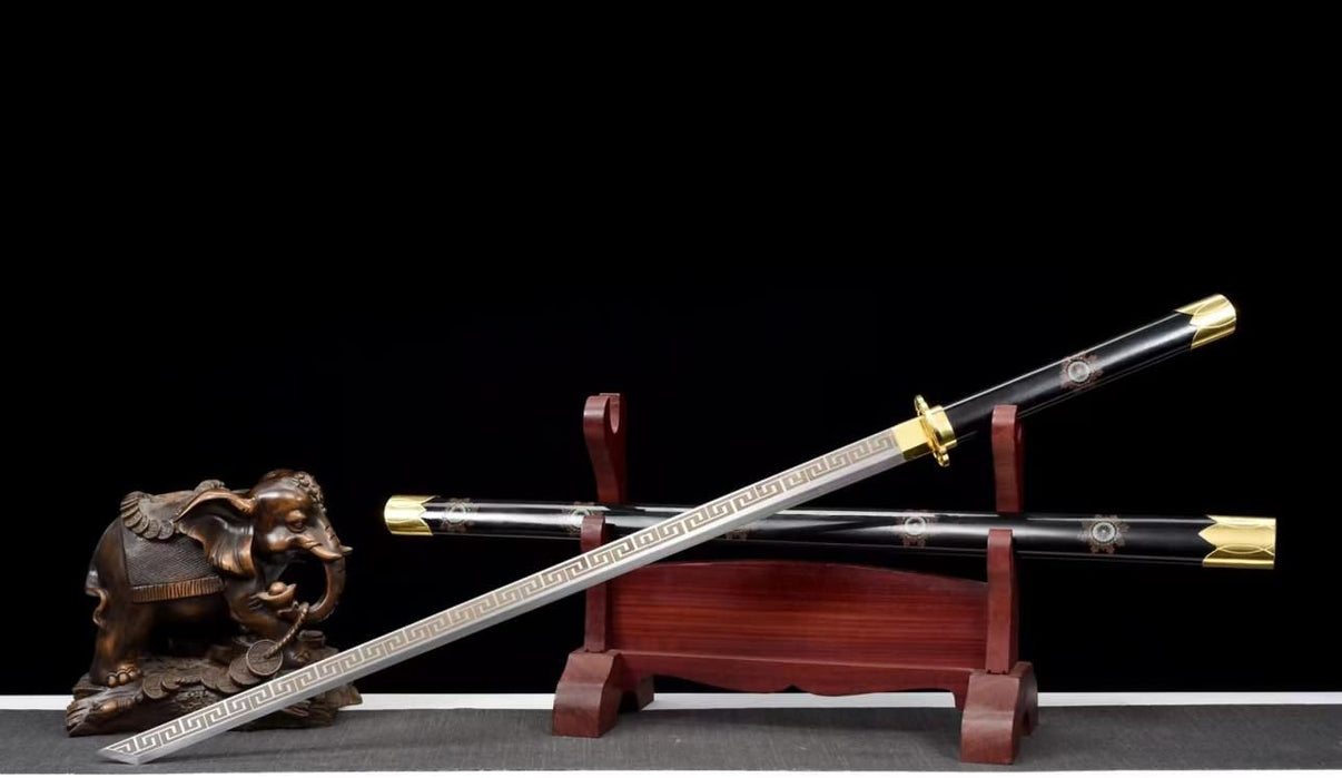 Chinese Sword,Tang dao Real,Forged High Carbon Steel Etch Blades ...