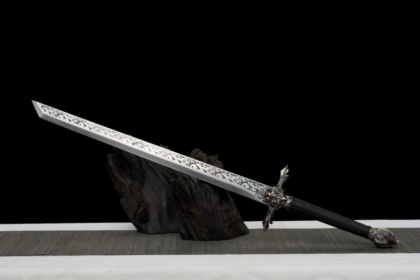 Chinese Sword,Tang Hengdao,swods Real(Forged Etch Blade,Alloy Fitting ...