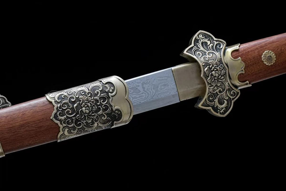 Chinese Sword Customize,Tang dao,,Brass Fittings,Full Tang,Battle Ready ...