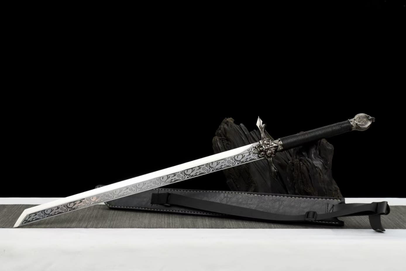 Chinese Sword,Tang Hengdao,swods Real(Forged Etch Blade,Alloy Fitting ...
