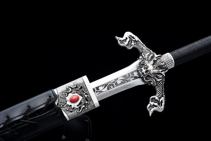 Chinese Sword,Flying Dragon Knife(Forged Etch Blades) Battle Ready ...