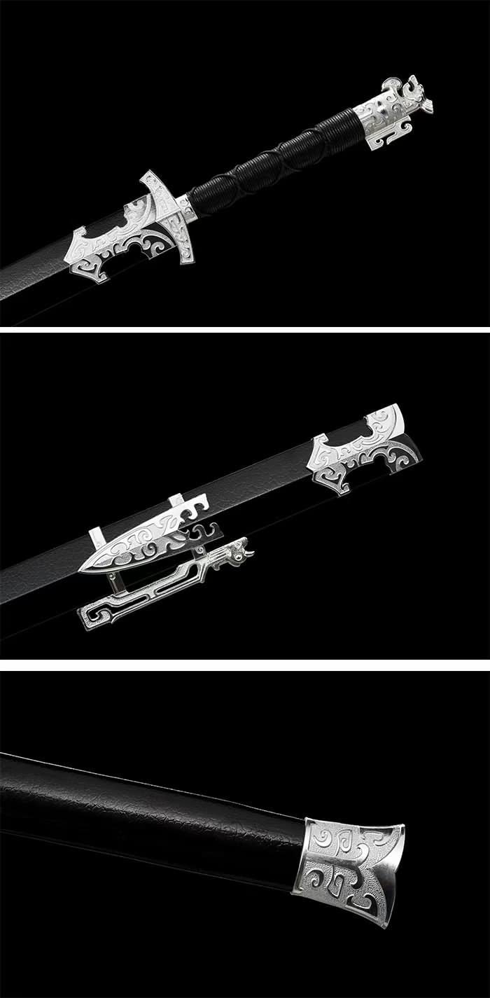 Chinese Sword,Great Han jian Swords Real(Forged Blue Blade – Chinese ...