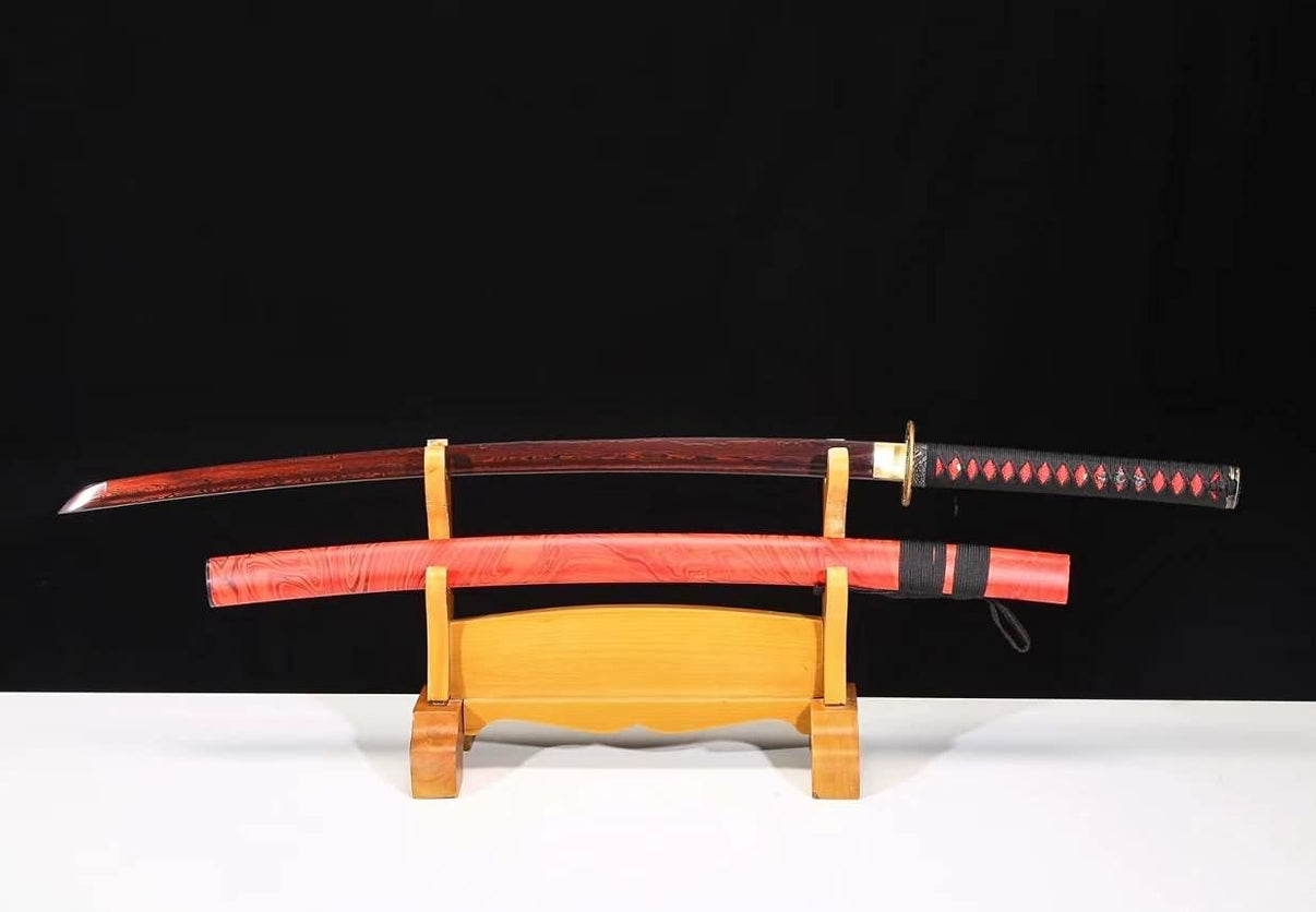 Samurai Sword Real Katana Battle Ready,Hand Forged Damascus Blade ...
