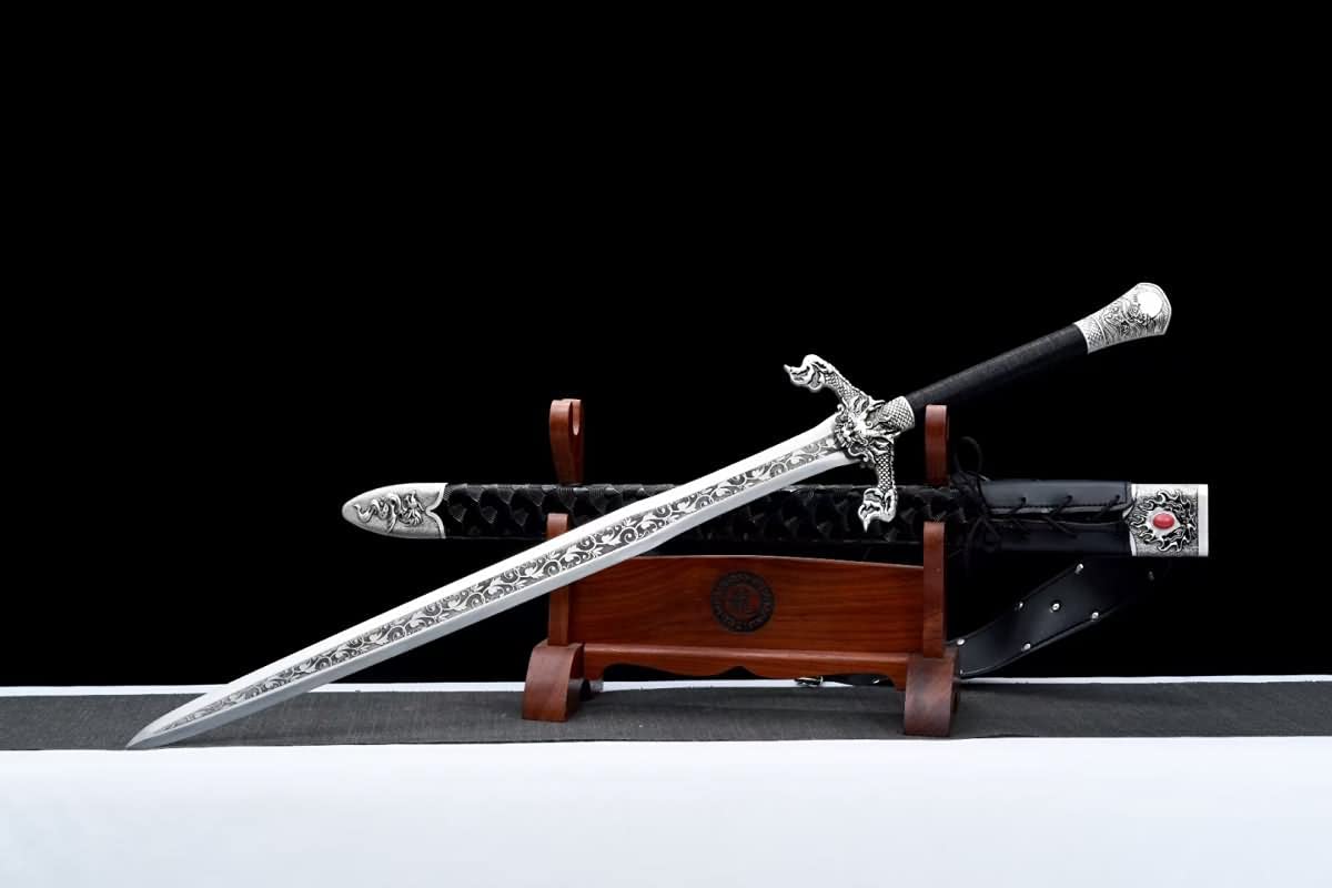 Chinese Sword,Flying Dragon Knife(Forged Etch Blades) Battle Ready ...