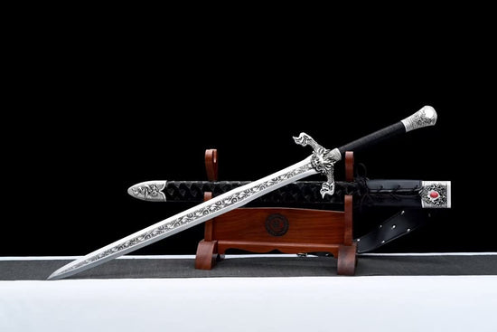 Chinese Sword,Flying Dragon Knife(Forged Etch Blades) Battle Ready ...