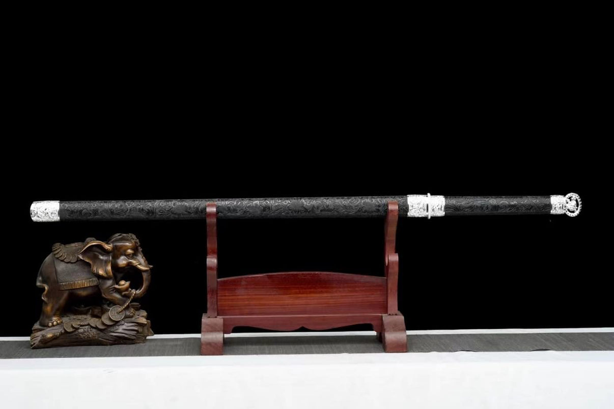 Chinese Sword,Ring-Headed Han dao Real(Forged high Carbon Steel Blade ...