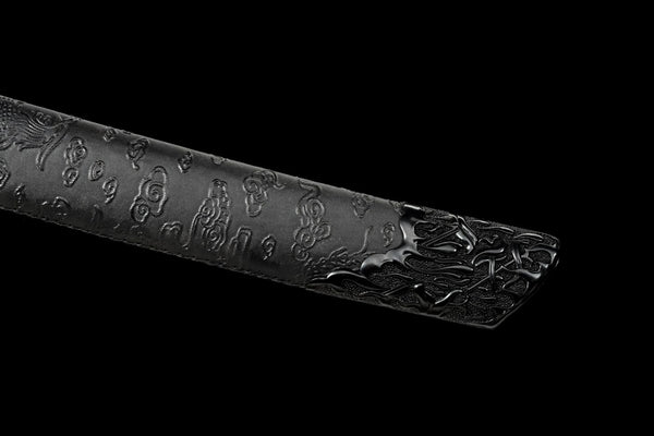 Dragon dao,Machetes Sword Real,Hand Forged Damascus Steel Blade,Alloy ...