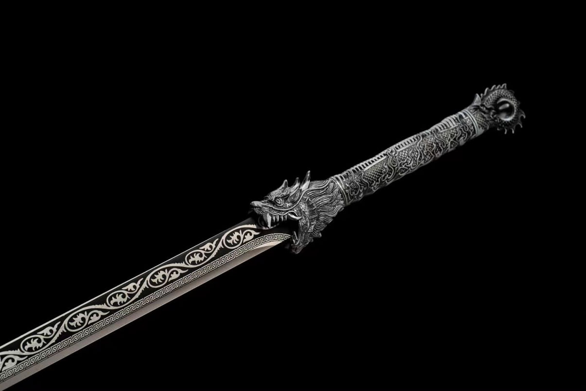 LOONGSWORD Chinese Sword Dragon Tang dao Tactical Swords(Forged High ...