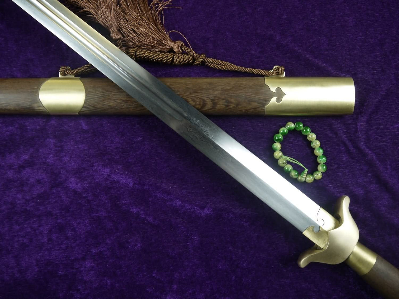 LOONGSWORD Tai Chi Long-Handled Sword/Pattern Steel Blade – Chinese ...