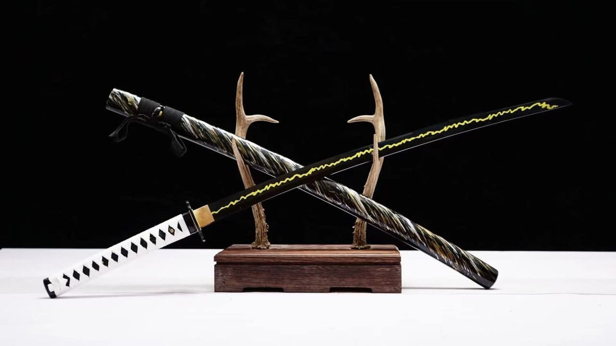 Samurai Sowrds Real Katana Forged Manganese Steel Blade Kendo Kendo P ...