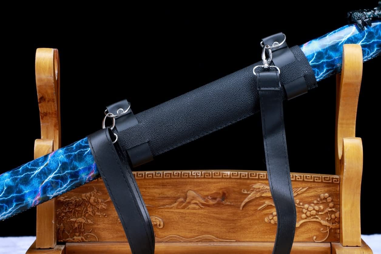 Wolf Swords,Blue Sword Real,Forged High Carbon Steel Blade – Chinese ...