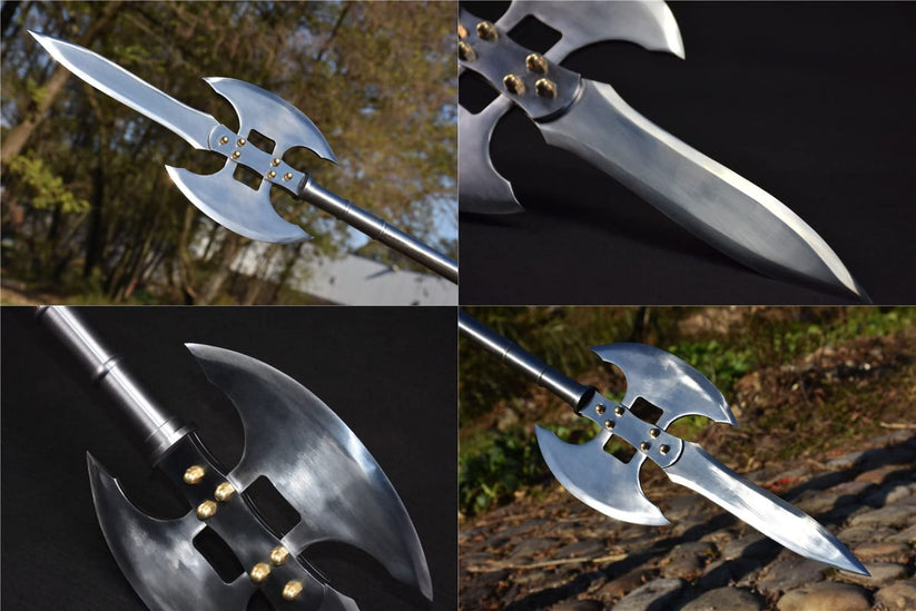 Chinese Sword,Battlefury,Axes,Hatchet(High Carbon Steel Blade,Stainle ...