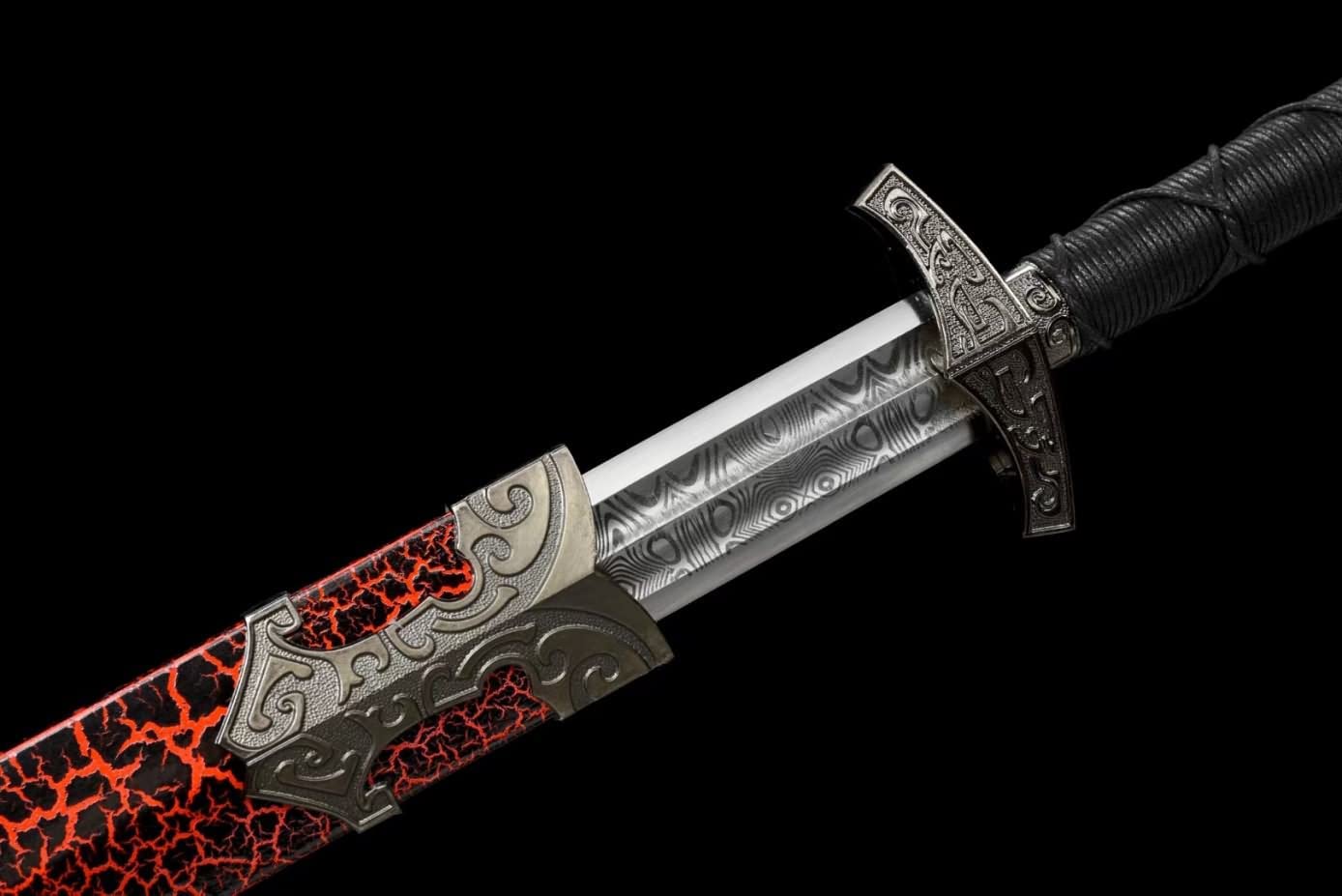 Chinese Sword,Great Han jian,Battle Ready(Forged High caorbon Steel ...