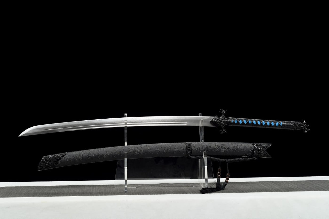 Dragon dao,Machetes Sword Real,Hand Forged Damascus Steel Blade,Alloy ...