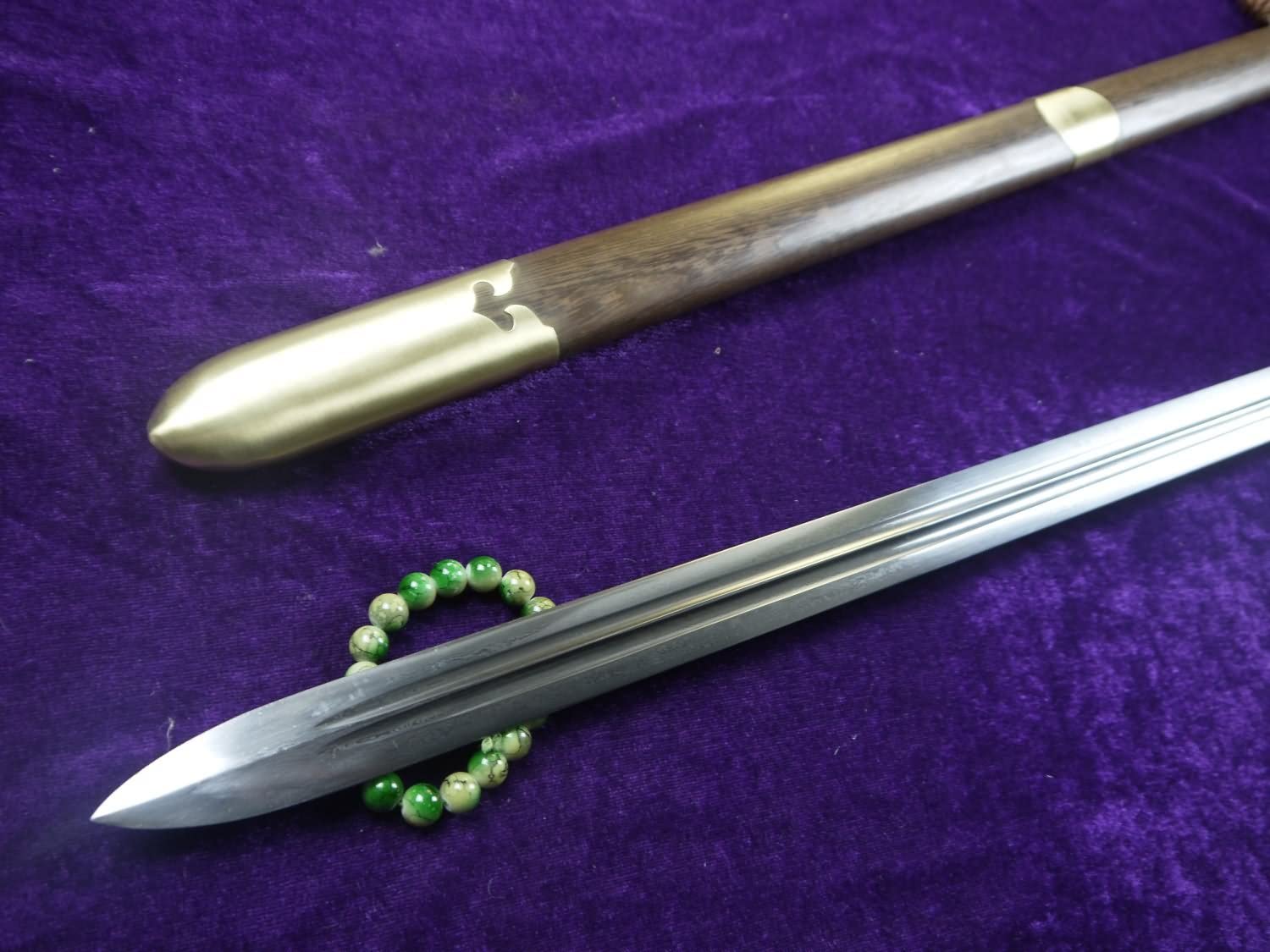 LOONGSWORD Tai Chi Long-Handled Sword/Pattern Steel Blade – Chinese ...