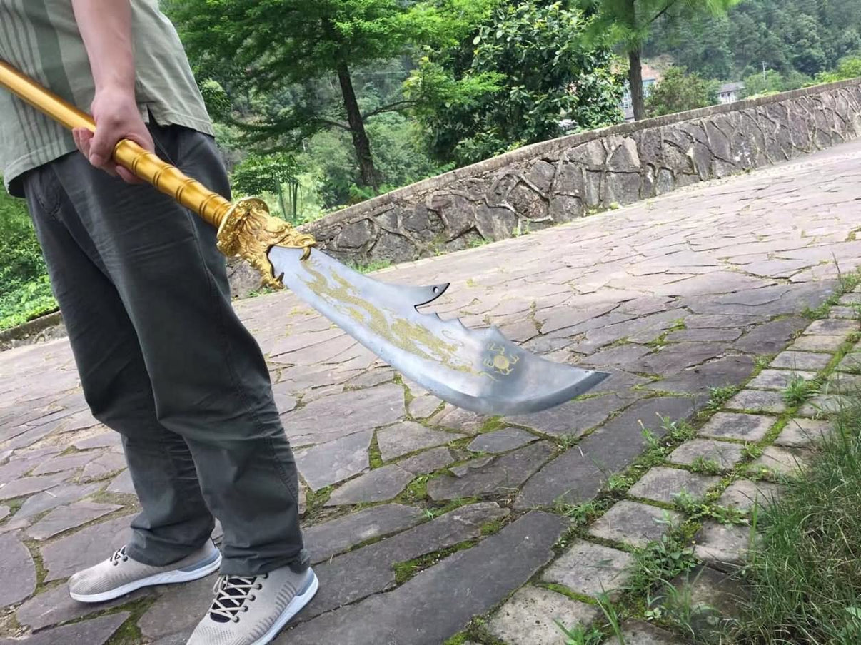 Dragon Guan Gong,Kwan Dao,War Sword,High Carbon Steel Blade,kung fu ...