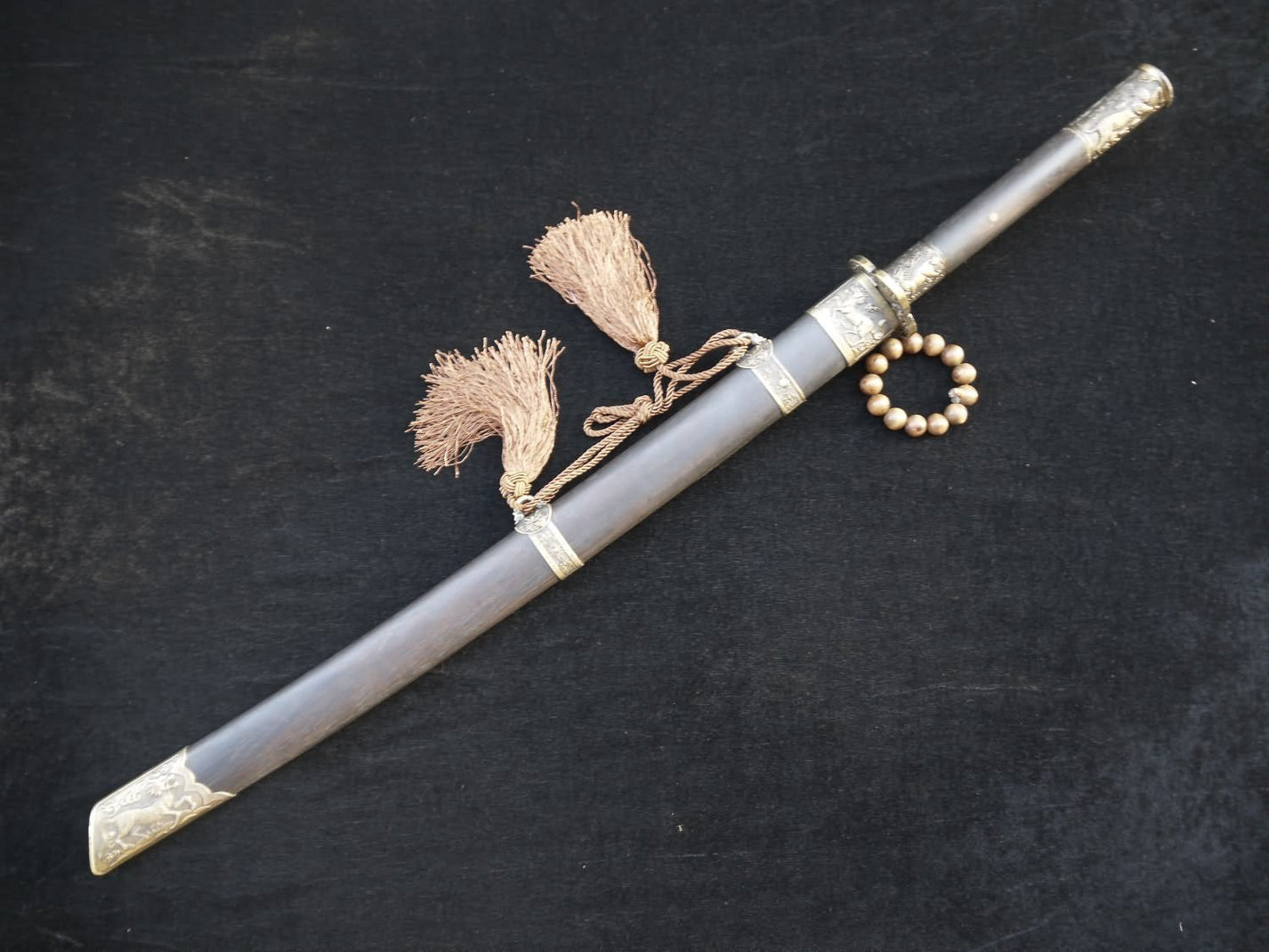 Chinese sword/Qing Dynasty broadsword/Damascus steel blade – Chinese ...