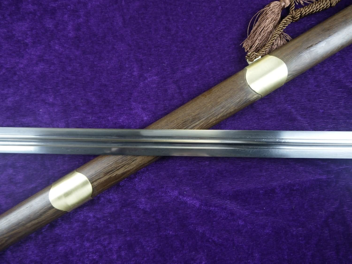 LOONGSWORD Tai Chi Long-Handled Sword/Pattern Steel Blade – Chinese ...