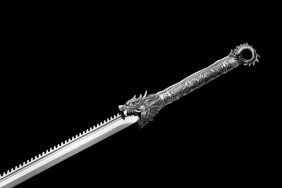 LONGSWORD Handcrafted Dragon Tang dao Swords with Forged blade ...