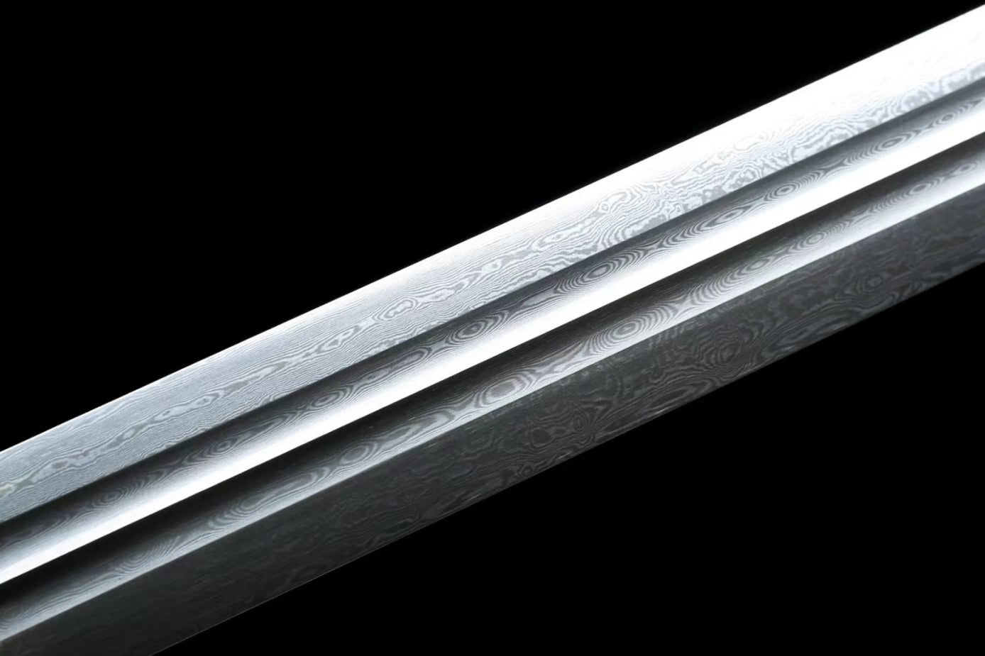 Tactical Swords Damascus Steel Blade,Fake Stingray Skin scabbard ...