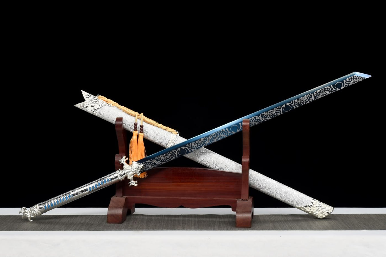 Chinese Swords Real,Dragon Tang dao,Hand Forged High Carbon Steel ...