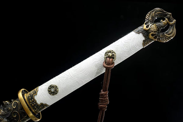 LOONGSWORD,Chinese Sword,Rosefinch jian Swords Real Forged Damascus ...