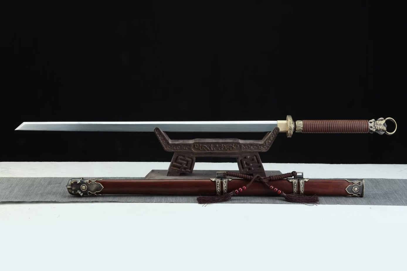 LOONGSWORD,Chinese Sword Tang dao Swords Real,Full Tang damascus blade ...